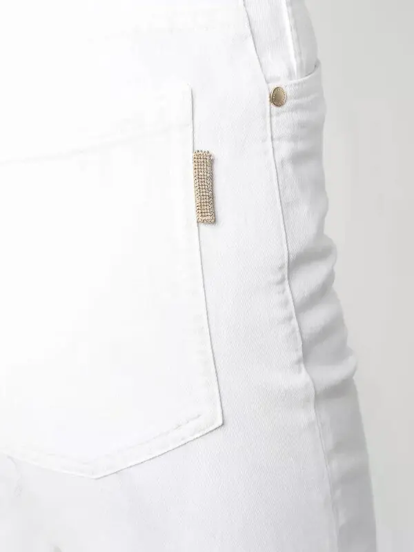 Brunello Cucinelli High-waisted Flared Jeans With Turn-up Hem