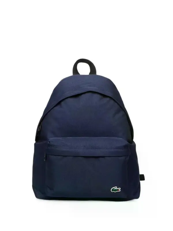 Lacoste Croc Logo-patch Backpack - Blue