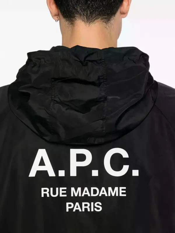A.p.c. Logo-print Raincoat