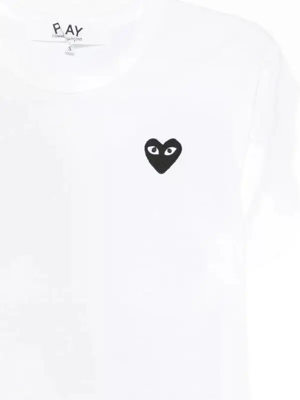 Comme Des Garçons Heart-patch T-shirt