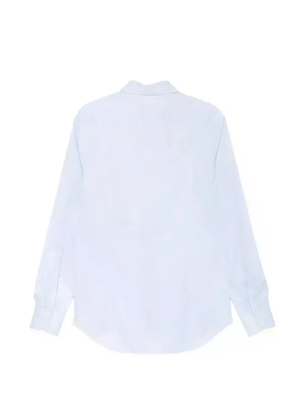 Corneliani Spread-collar Button-up Shirt - Blue