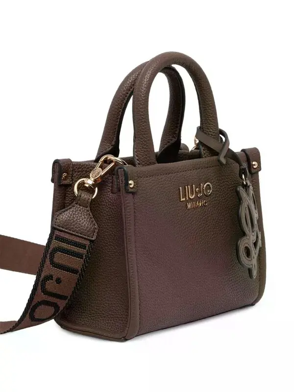 Liu Jo Grained-effect Logo-charm Satchel Bag