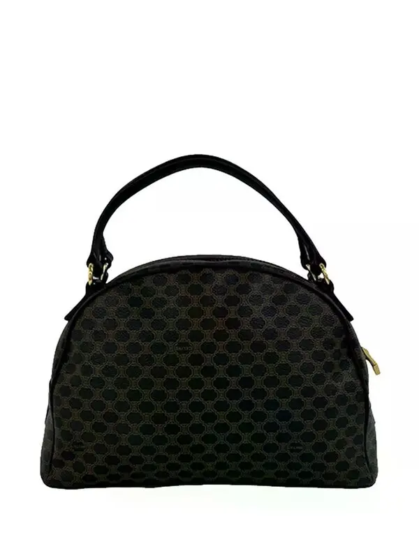 Celine Macadam Coated Canvas Handbag