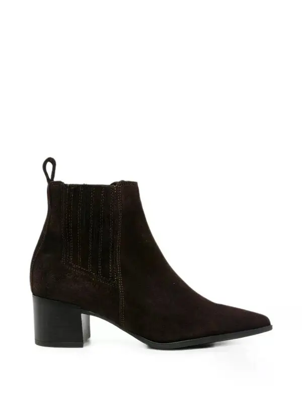 SUMMERY COPENHAGEN Pointed-toe Suede Chelsea Boots