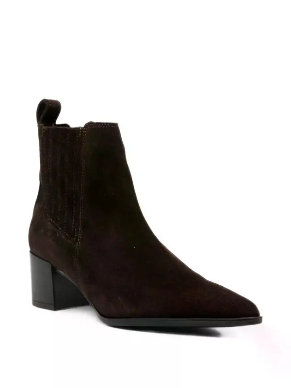SUMMERY COPENHAGEN Pointed-toe Suede Chelsea Boots