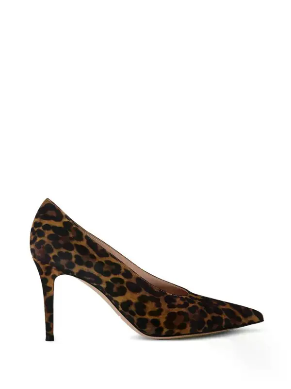 GIANVITO ROSSI Robbie Leopard-print Pumps