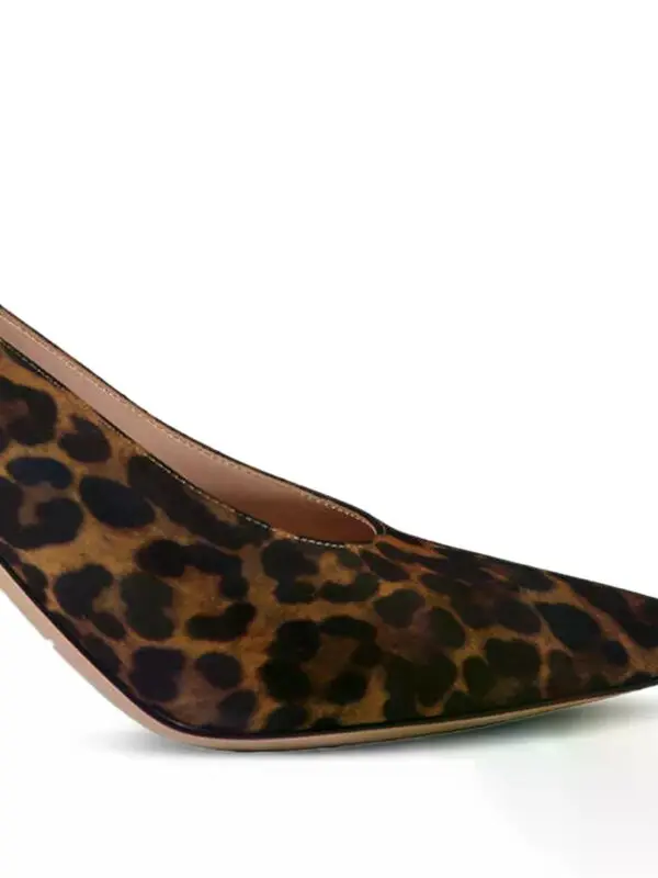 GIANVITO ROSSI Robbie Leopard-print Pumps