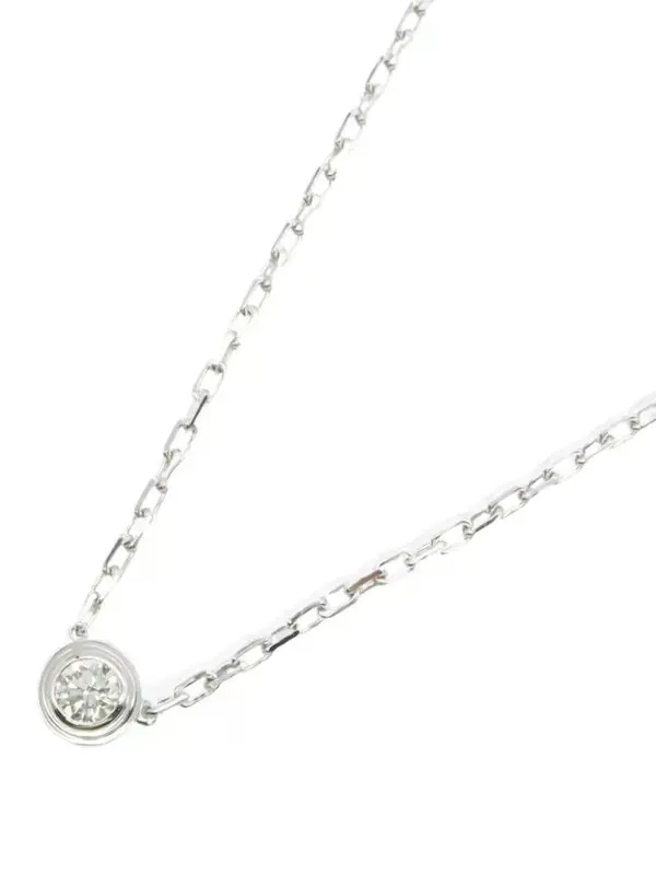 Cartier D'amour Diamond Necklace - Silver