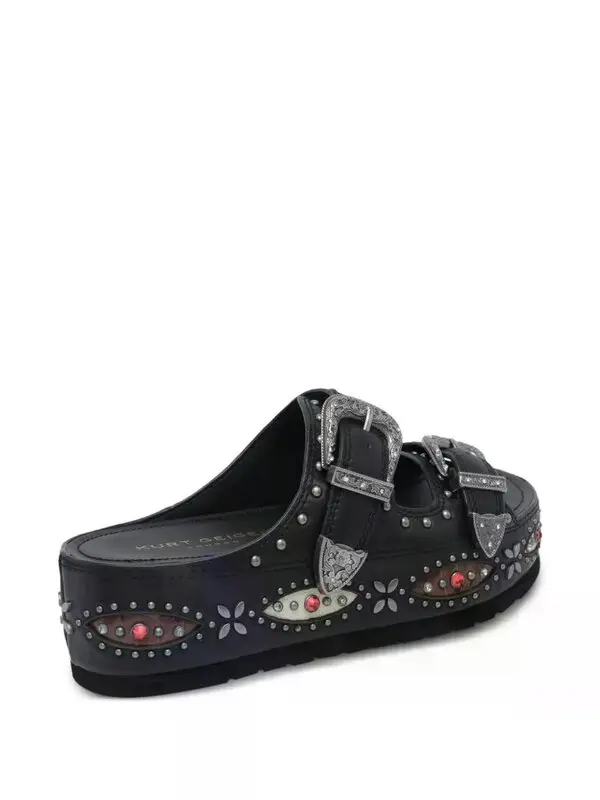 Kurt Geiger Stud-embellished Buckle-fastening Sandals