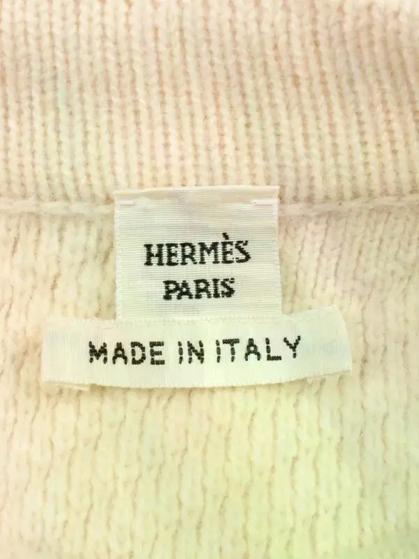 Hermès H Pattern Knit Poncho Coat