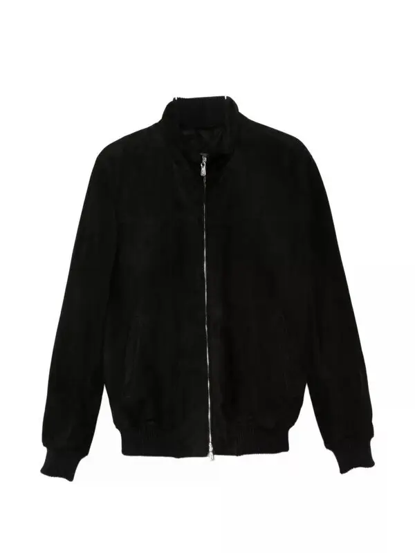 MANDELLI Suede Bomber Jacket