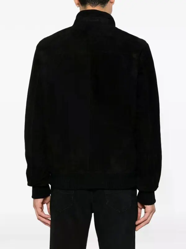 MANDELLI Suede Bomber Jacket