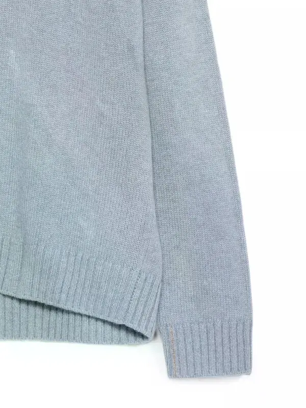 Eric Bompard Crew-neck Hammer-sleeve Sweater