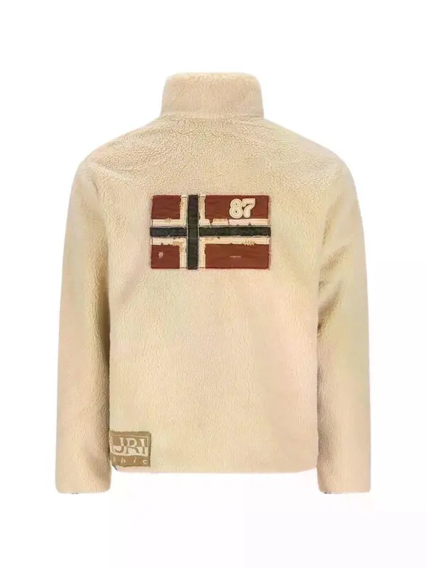 NAPAPIJRI Logo-patch Zip-up Sweater