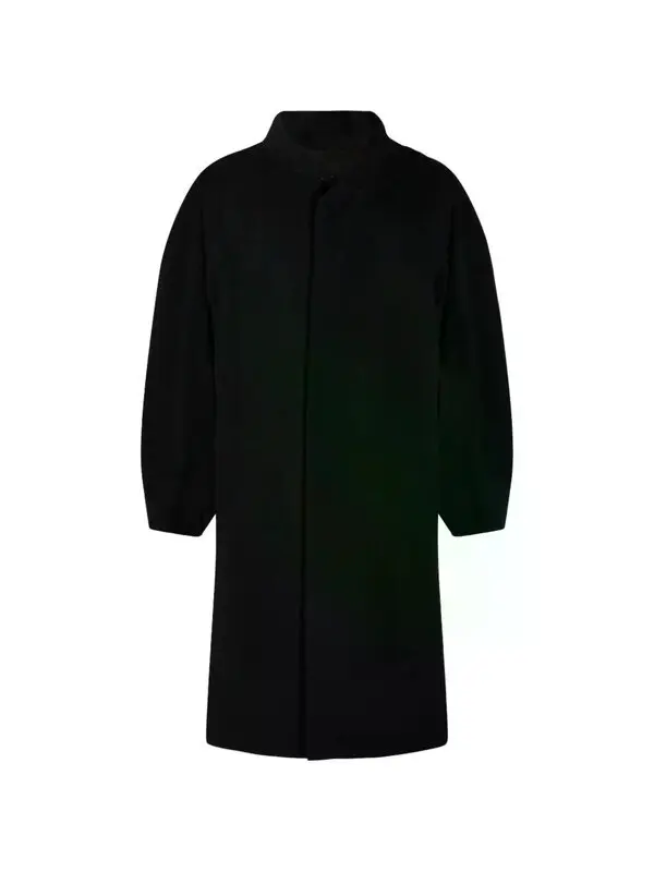 VIVIENNE WESTWOOD Rounded-collar Balloon-sleeve Coat - Black