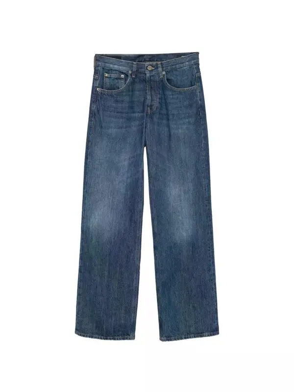 DONDUP Jacklyn Faded-wash Wide-leg Jeans