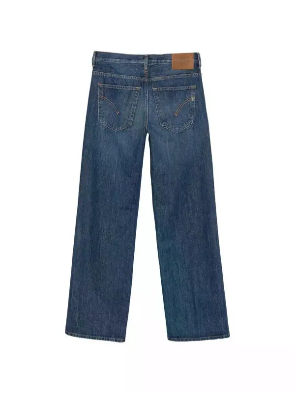 DONDUP Jacklyn Faded-wash Wide-leg Jeans
