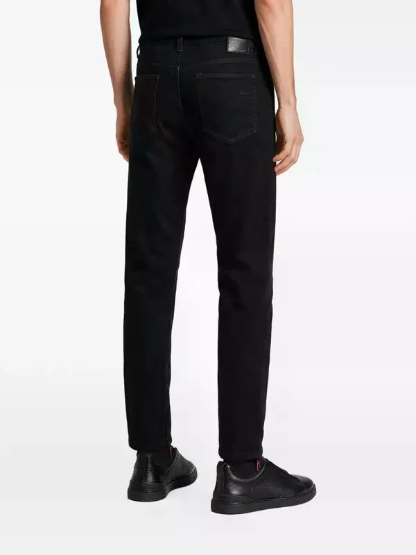 Zegna Logo-patch Jeans