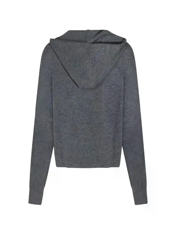 Blumarine Crystal-embellished Drawstring Hoodie
