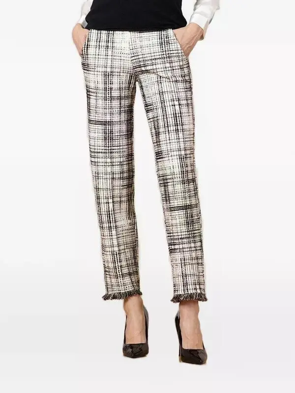 Avenue Montaigne Joan Parisian Cropped Trousers - Neutrals