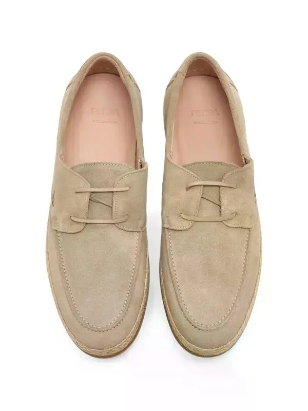 FORSA Felix Lace-up Calf Suede Espadrilles