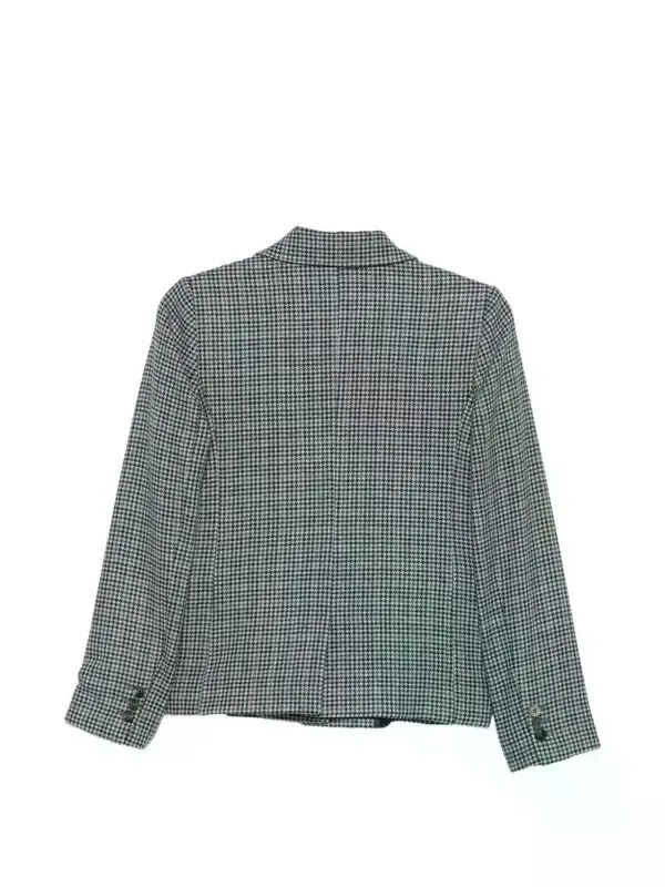 Eleventy Houndstooth Double-breasted Jacket