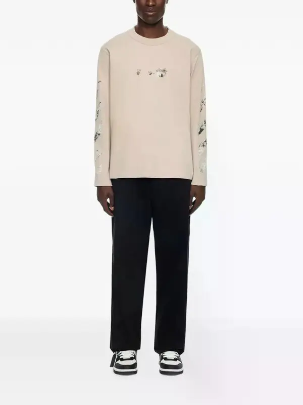 Off-White Spices Arrow Regular Long-sleeve T-shirt