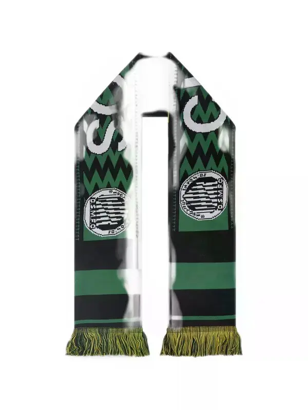 DOVER STREET MARKET Chaos Football Fringed Scarf - Black