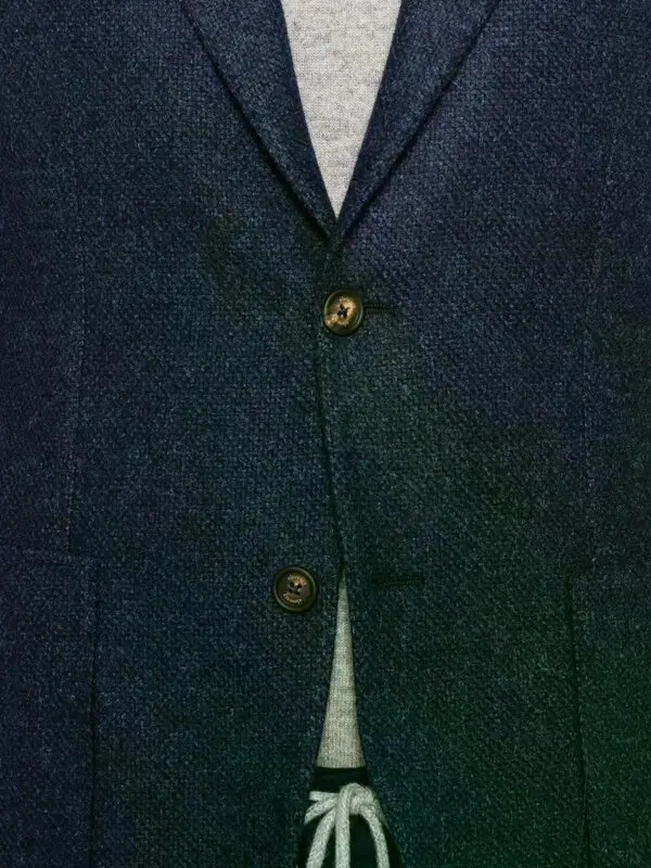 Eleventy Single-breasted Notch-lapel Blazer
