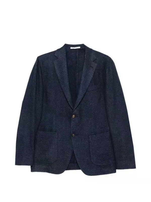 Eleventy Single-breasted Notch-lapel Blazer