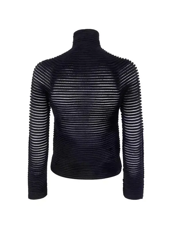 Giorgio Armani Ribbed-knit Zip-up Cardigan