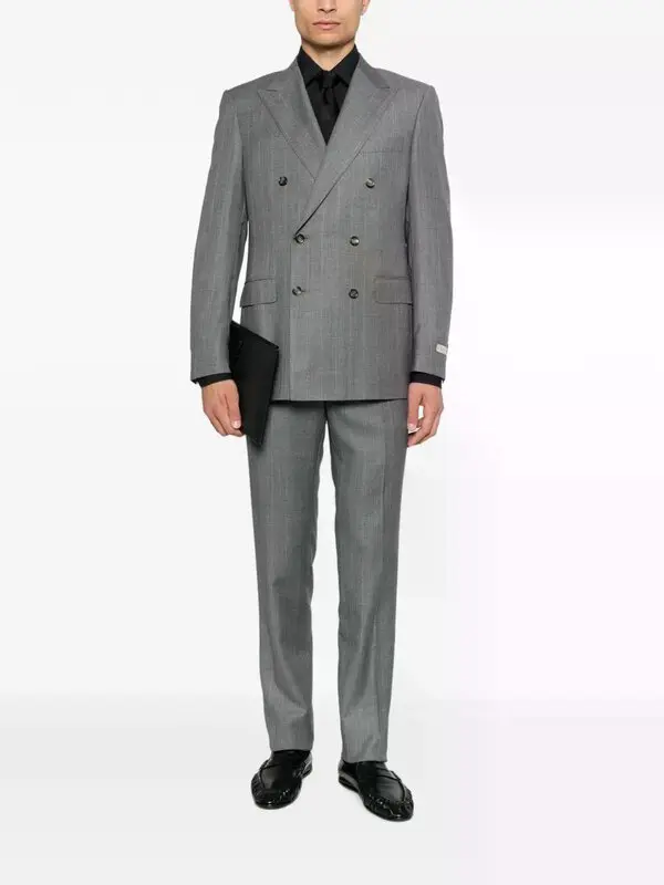 Canali Double-breasted Pinstripe Suit