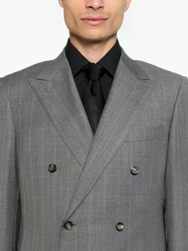 Canali Double-breasted Pinstripe Suit