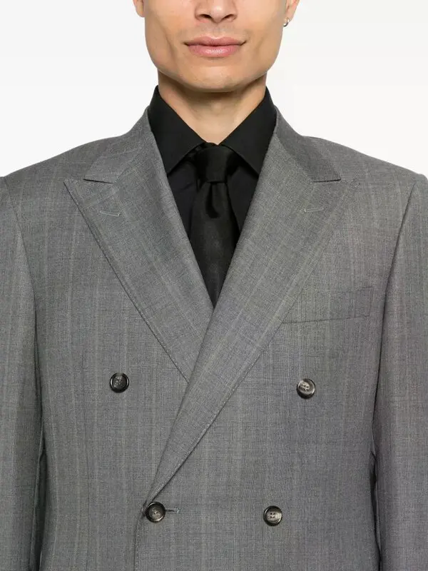 Canali Double-breasted Pinstripe Suit
