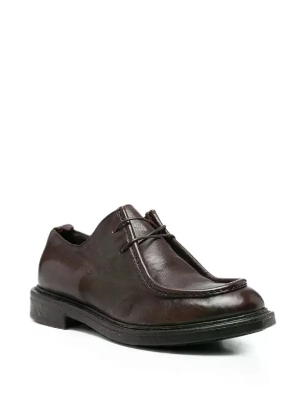 Moma Lace-up Leather Loafers