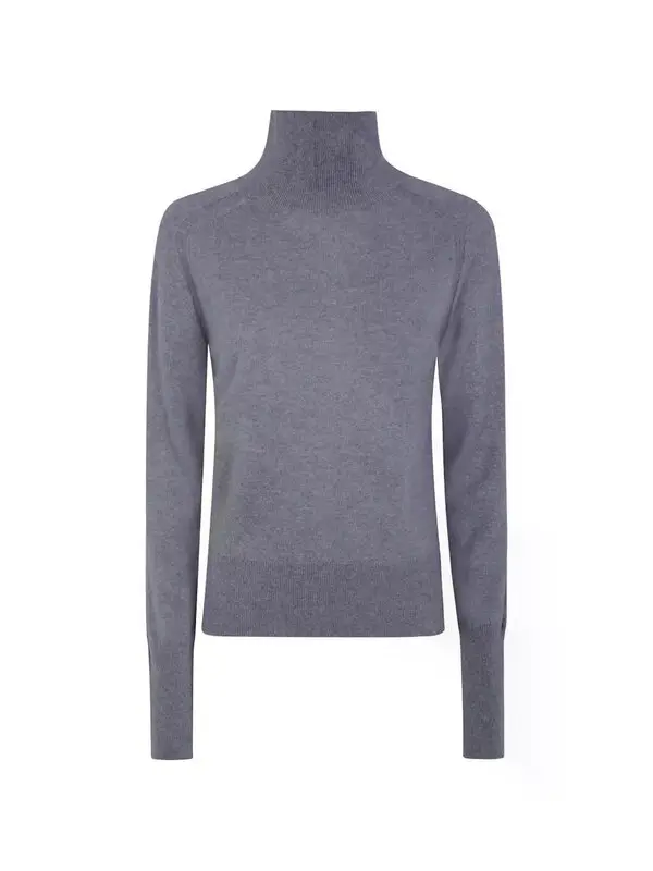 JOSEPH Turtle-neck Cashmere Sweater - Grey