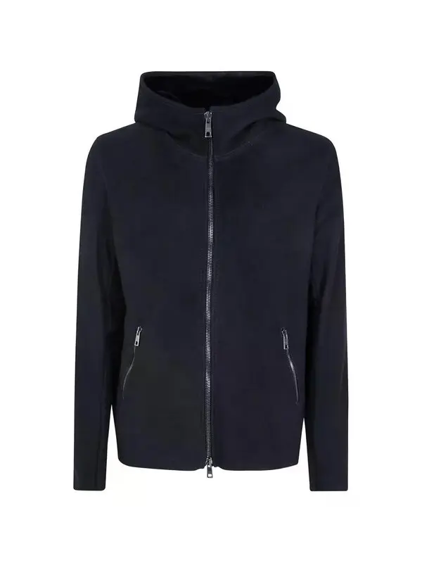 GIORGIO BRATO Suede Hooded Jacket