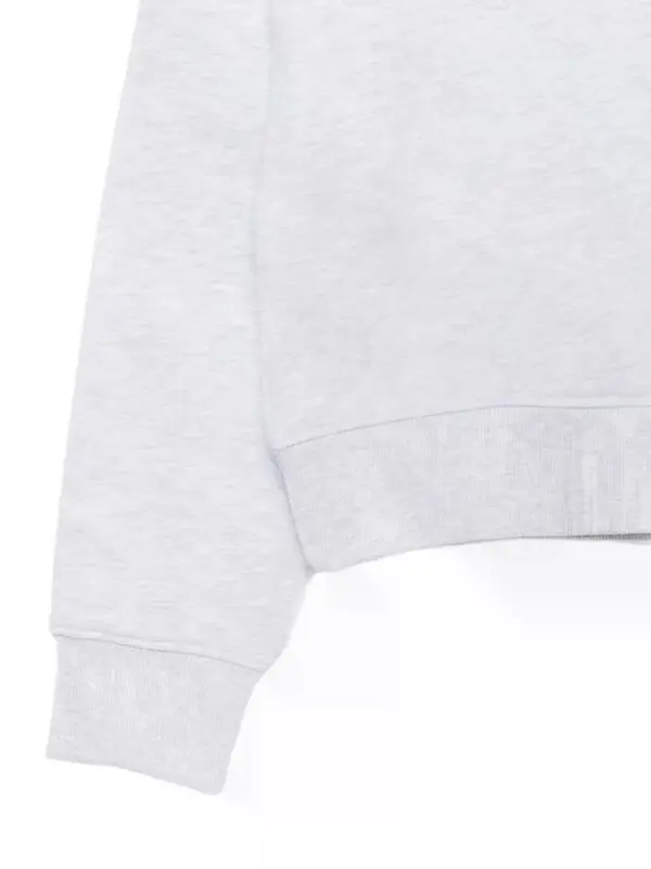 ENTIRE STUDIOS Button-up High-neck Sweatshirt
