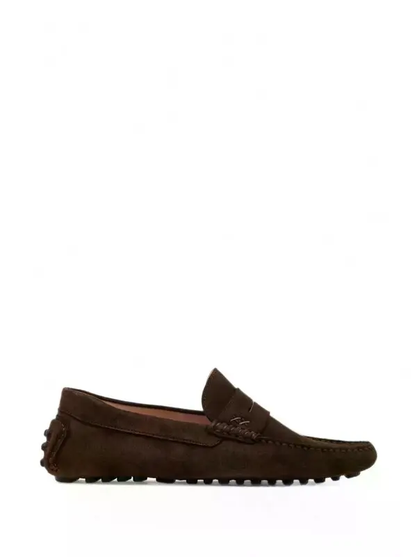 FORSA Ferdinand Suede Loafers - Brown