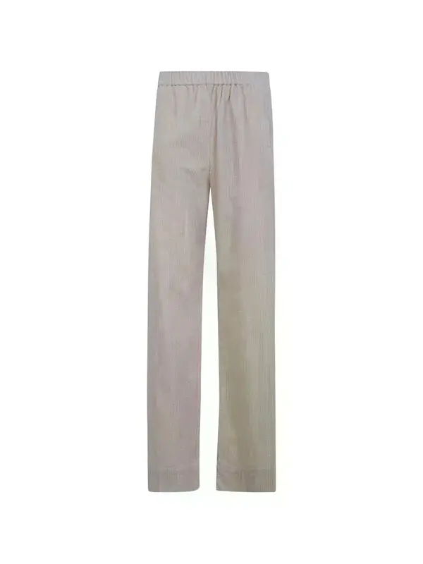 JCSOPHIE Corduroy Effect Straight-leg Trousers - Neutrals