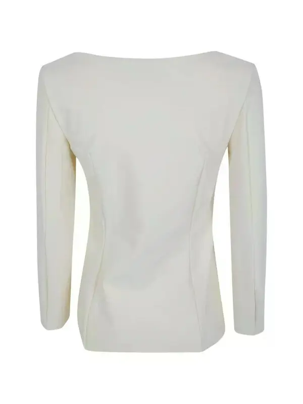Chiara Boni La Petite Robe Asymmetric Ruched Top