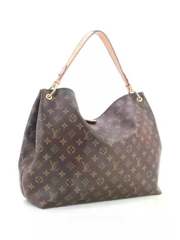 LOUIS VUITTON Monogram Canvas Mm Hobo Bag