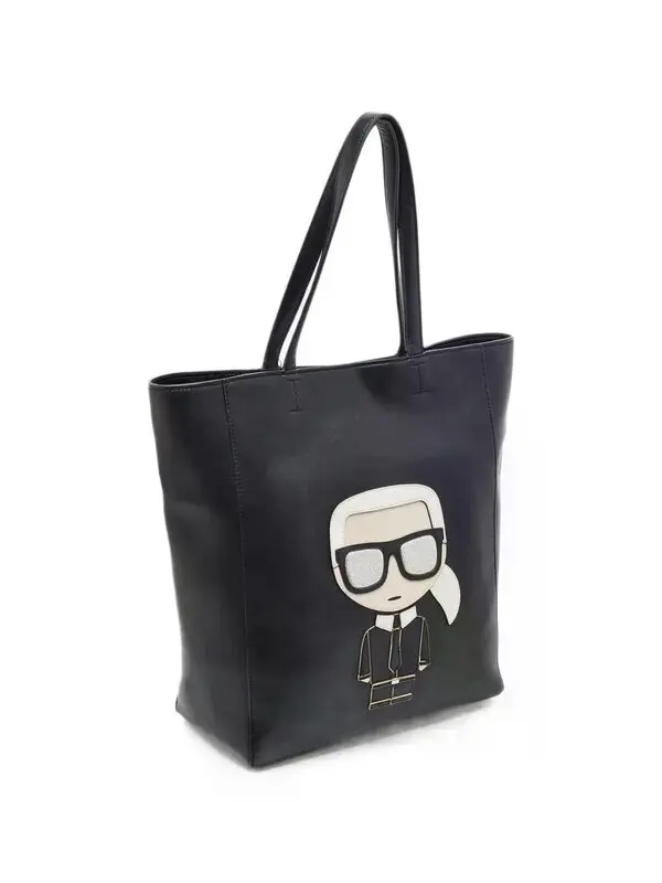 Karl Lagerfeld K/ikonik Leather Tote Bag