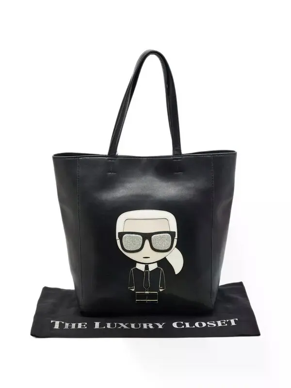 Karl Lagerfeld K/ikonik Leather Tote Bag