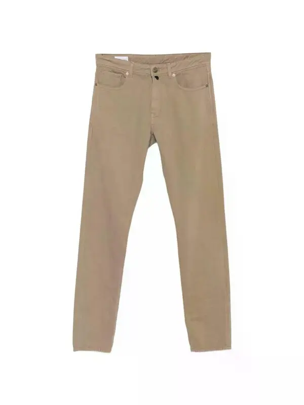 Incotex Straight-leg Five-pocket Trousers - Neutrals