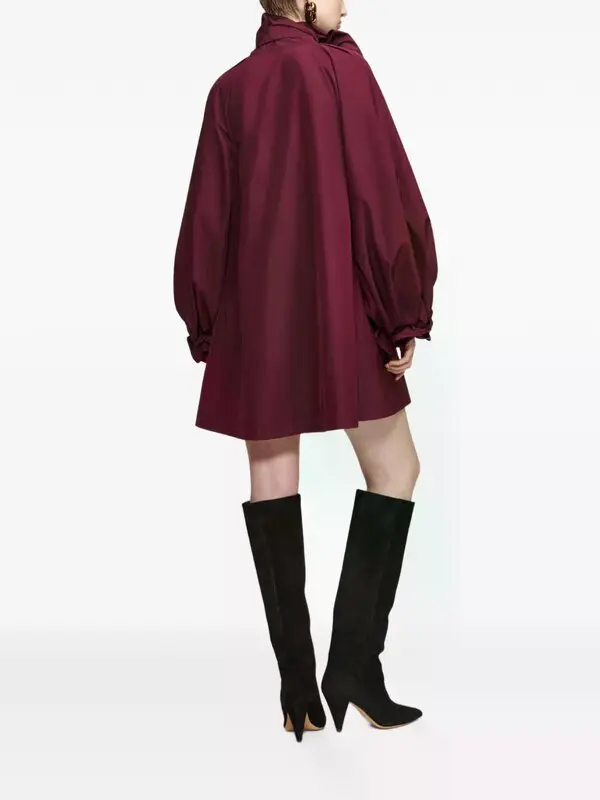 Essentiel Antwerp A-line Mini Dress With Pussy-bow Neckline