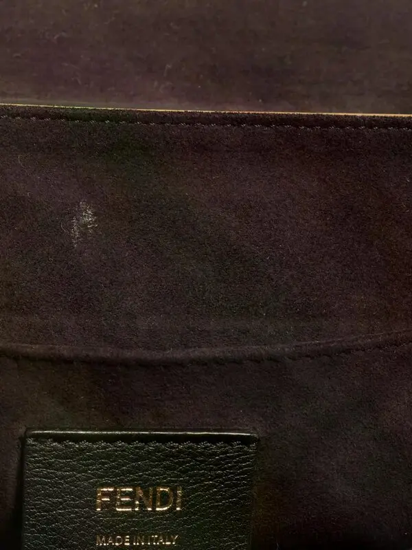 Fendi Medium Kan I Scalloped Shoulder Bag