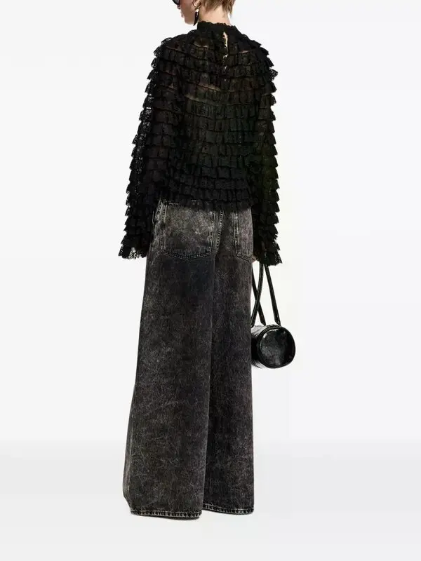 Essentiel Antwerp Acid-wash Wide-leg Jeans
