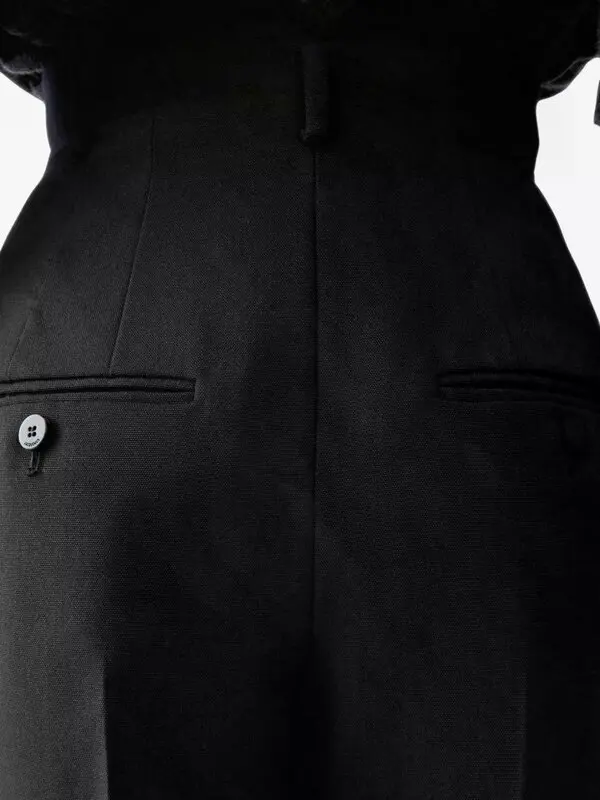 Jacquemus Pleated Cropped Trousers