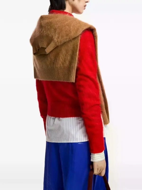 Essentiel Antwerp Karacas Ribbed-trim Sweater